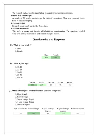 Research report example | DOCX