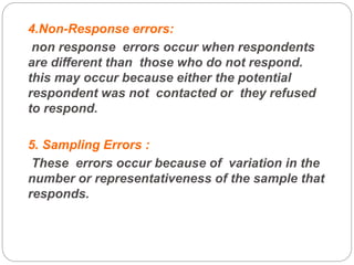 Methods of reducing sampling error-Bindu | PPTX
