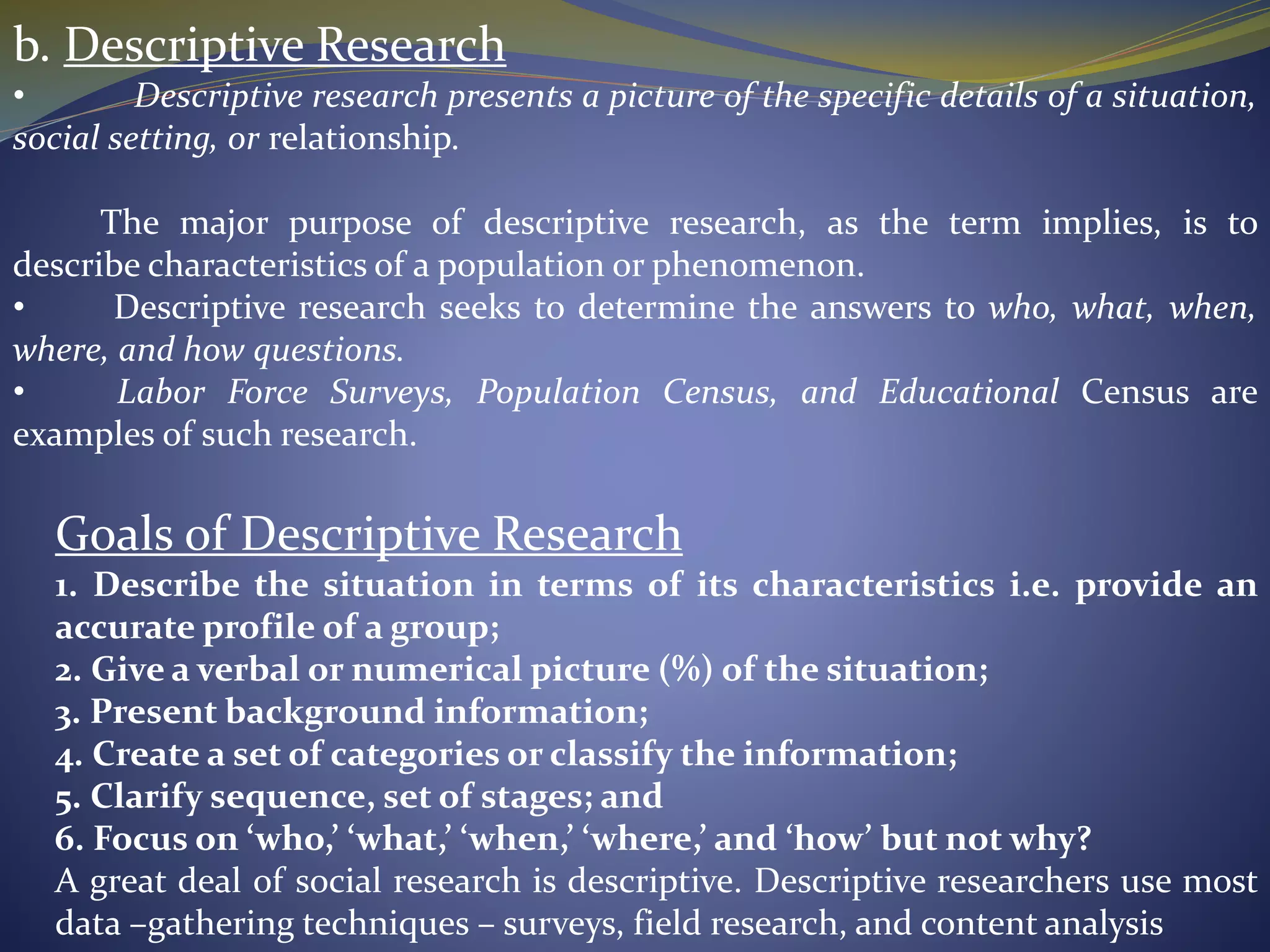 Business Research Method CLASSIFICATION OF RESEARCH | PPTX