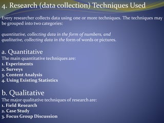 Business Research Method CLASSIFICATION OF RESEARCH | PPTX