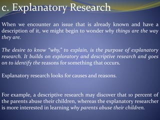 Business Research Method CLASSIFICATION OF RESEARCH | PPTX