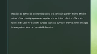 BRM DATA.pptx | Business | Business and Finance