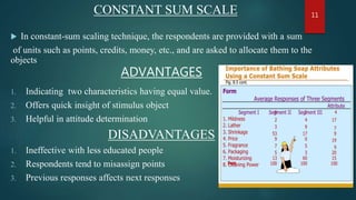 measurement scaling and data collection BBA | PPTX