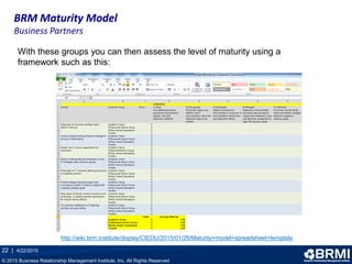 Brm interaction with the business and provider teams | PPT