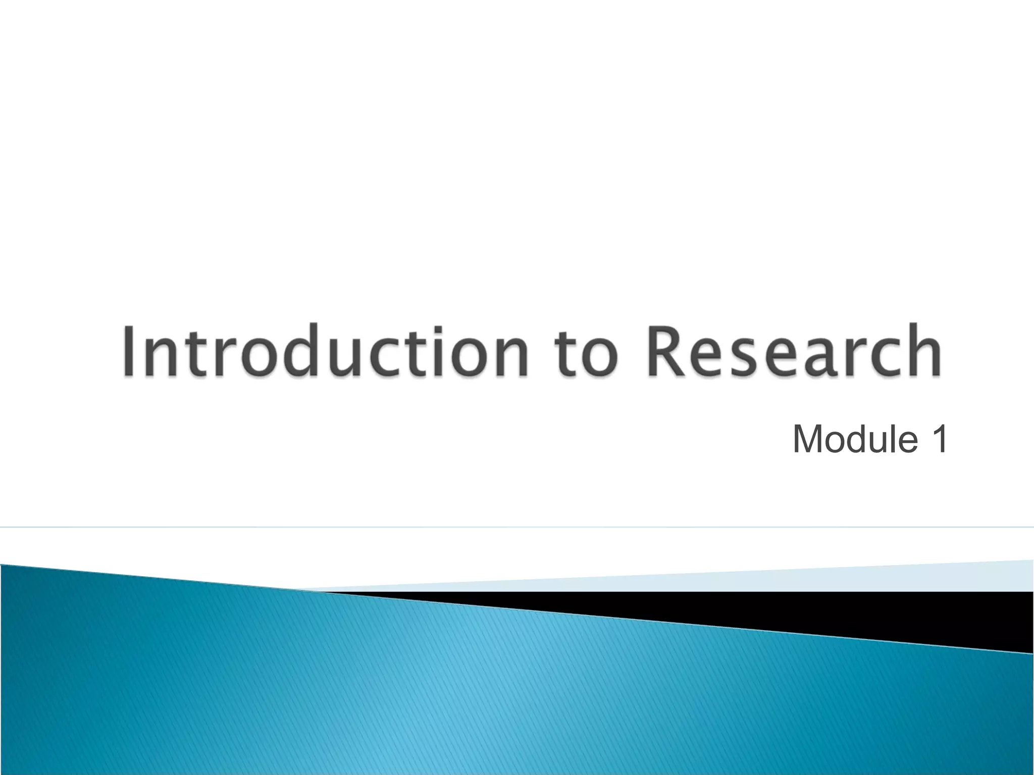 Business research methodology introduction | PPT