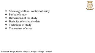 Management Studies:Research Design | PPT