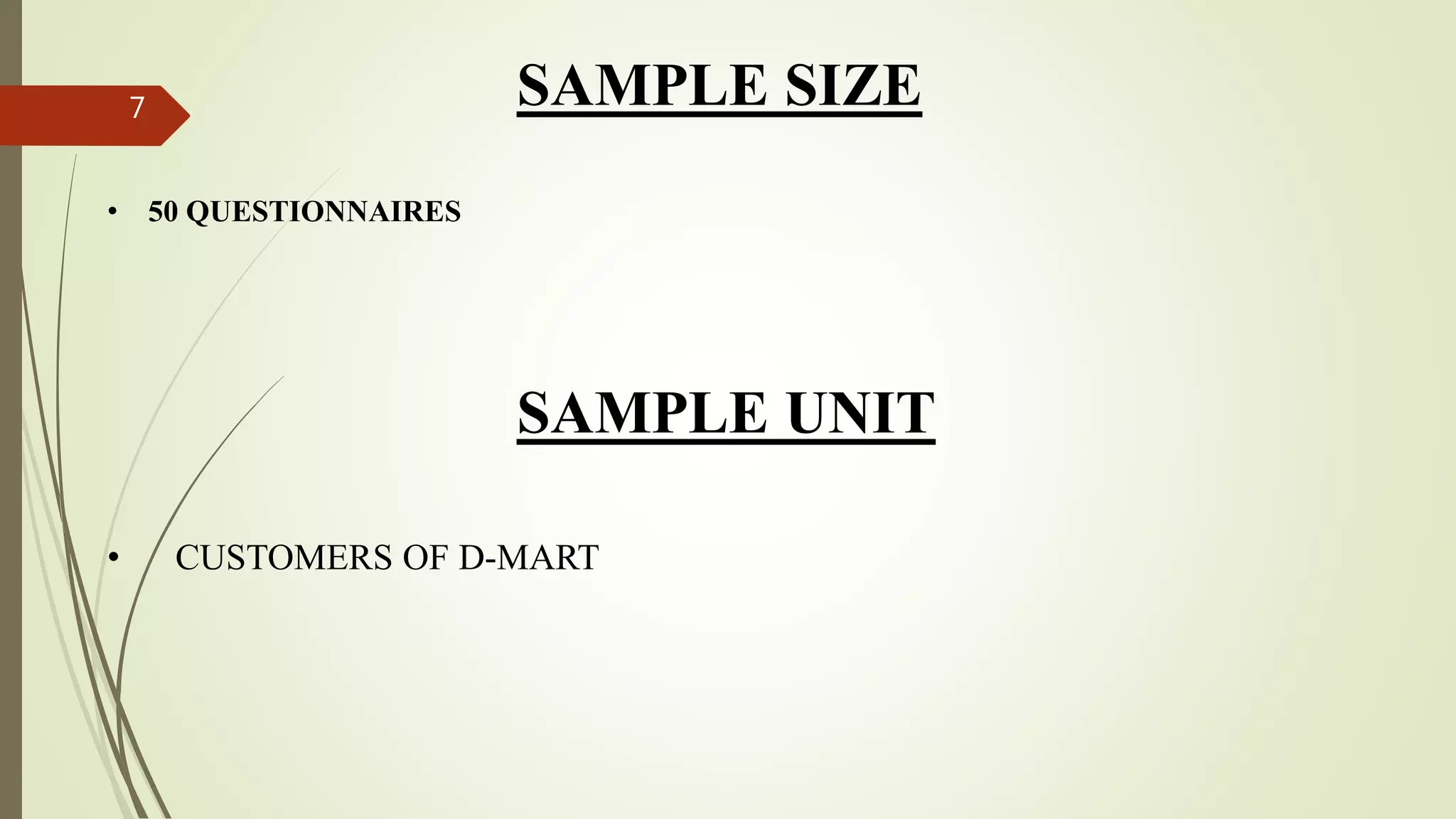 Business reasearch about D-MArt ppt | PPTX