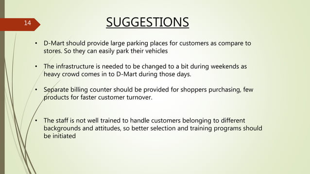 Business reasearch about D-MArt ppt | PPTX