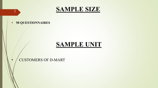 Business reasearch about D-MArt ppt | PPTX