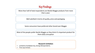 consumer Behaviour Towards Maggie | PPTX