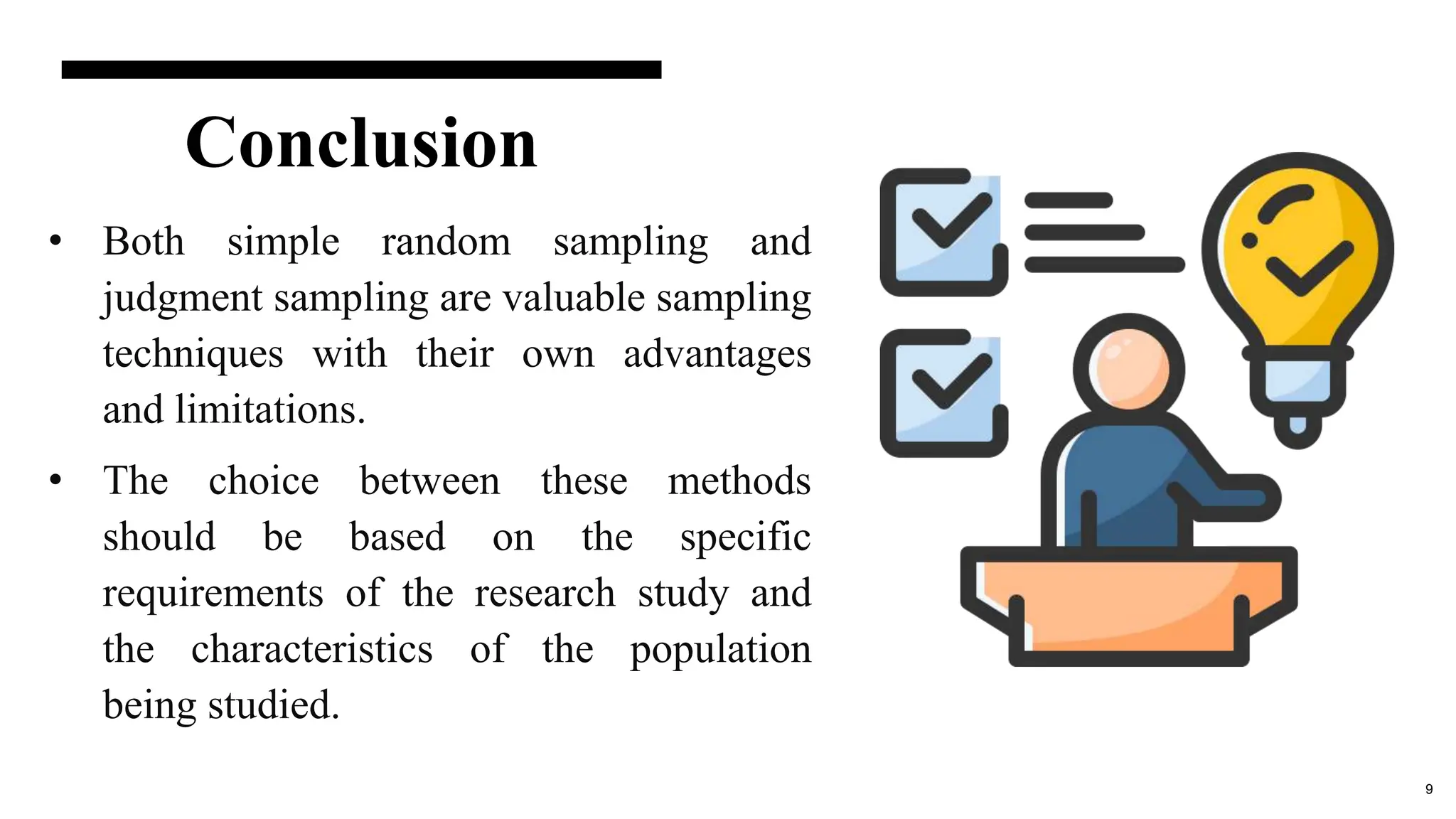 Understanding Sampling Methods, Simple Random Sampling & Judgment Sampling | PPTX