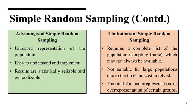 Understanding Sampling Methods, Simple Random Sampling & Judgment Sampling | PPTX