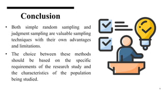 Understanding Sampling Methods, Simple Random Sampling & Judgment ...