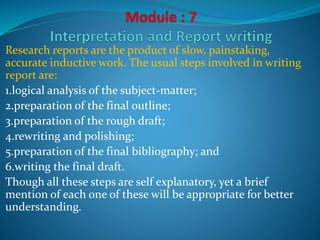 Brm presentation4 chapter -9 | PPTX