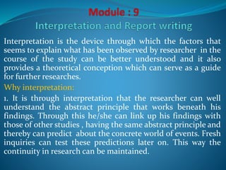 Brm presentation4 chapter -9 | PPTX