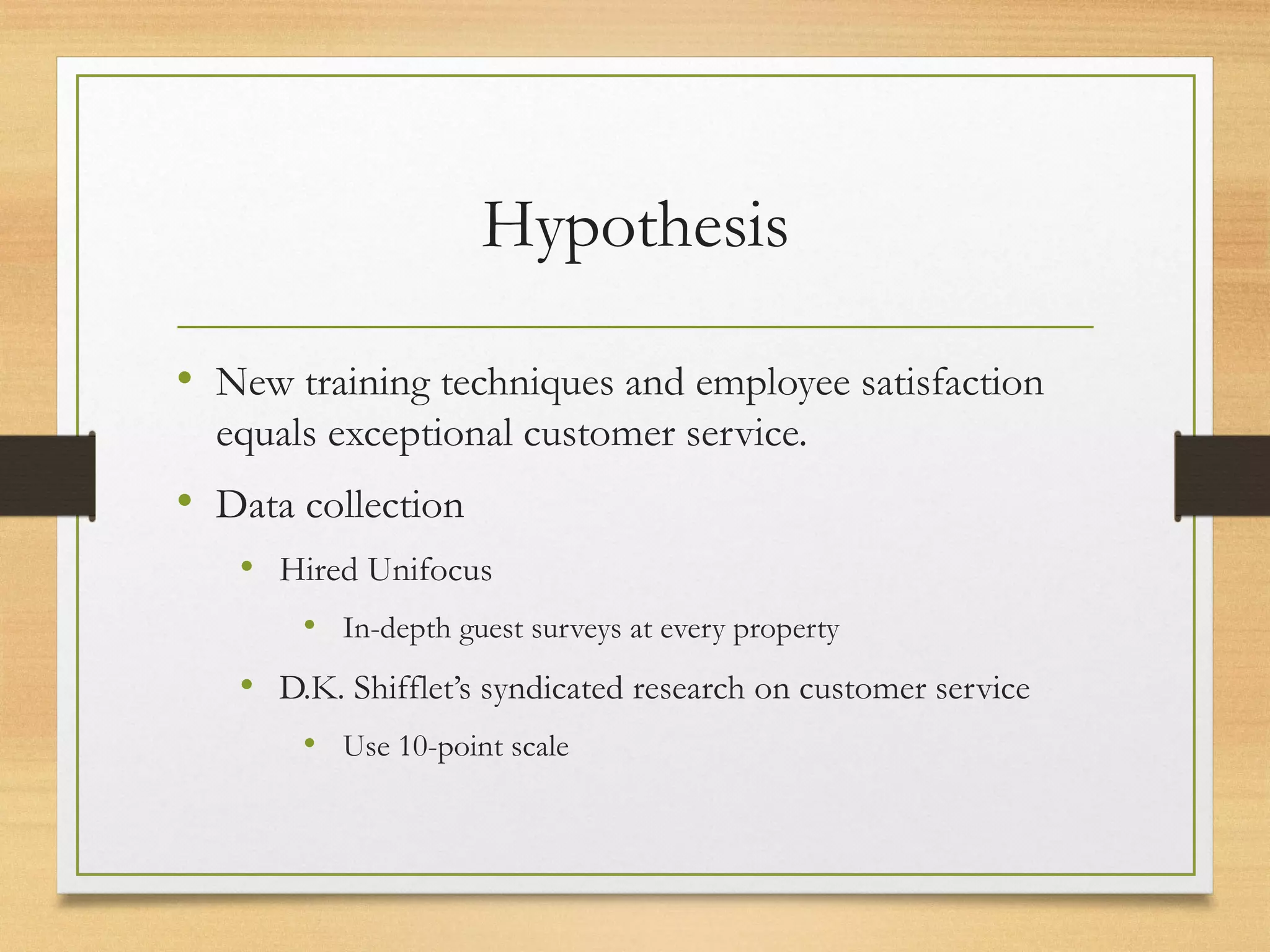 Business Research Method: Ramada Case Study | PPT