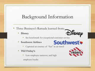 Business Research Method: Ramada Case Study | PPT