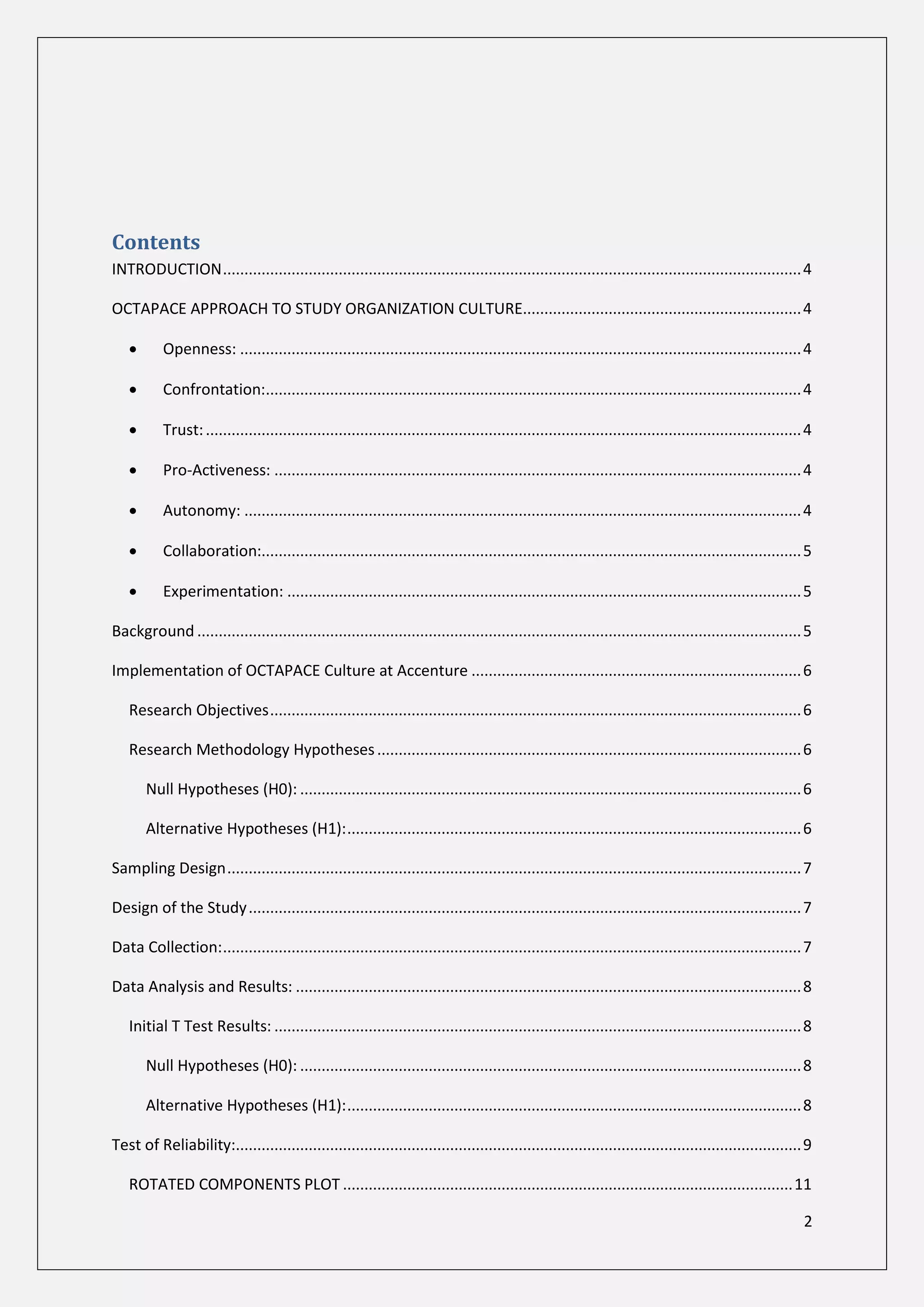 A study on OCTAPACE culture | PDF