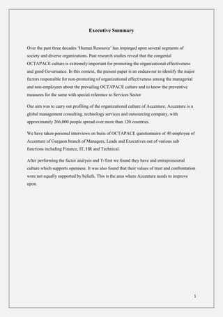 A study on OCTAPACE culture | PDF