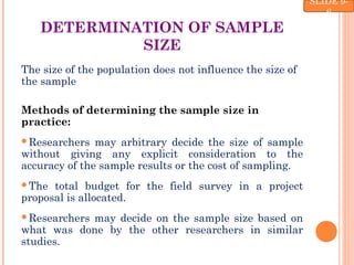Brm sampling techniques | PPT