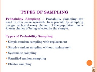 Brm sampling techniques | PPT