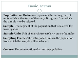 BRM Unit 2 Sampling.ppt
