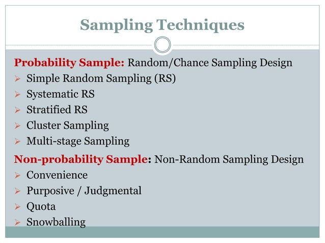 BRM Unit 2 Sampling.ppt | Physics | Science