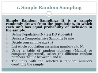 BRM Unit 2 Sampling.ppt