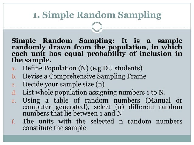 BRM Unit 2 Sampling.ppt | Physics | Science