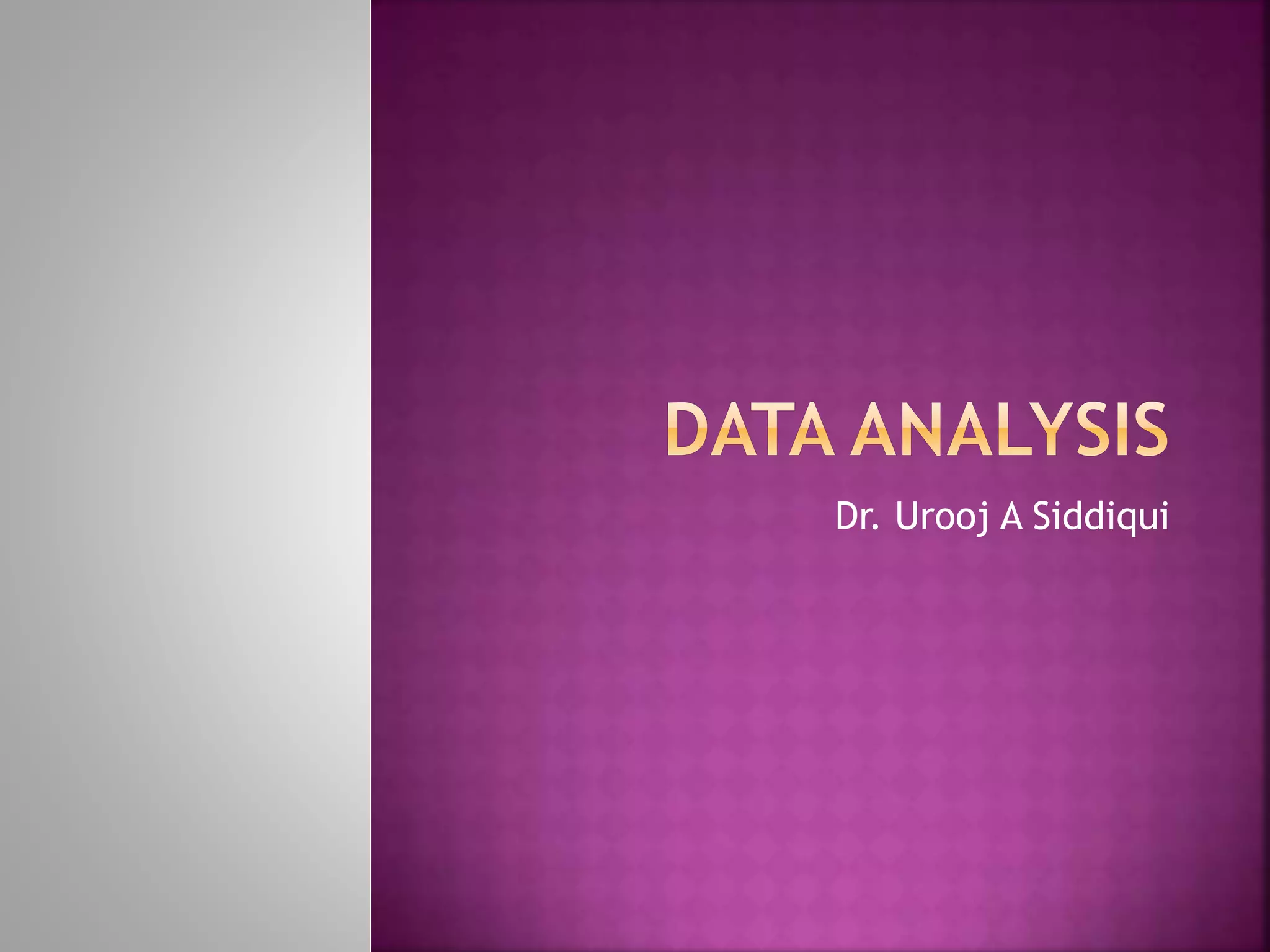 Brm Unit 3 Data Analysis Pptx