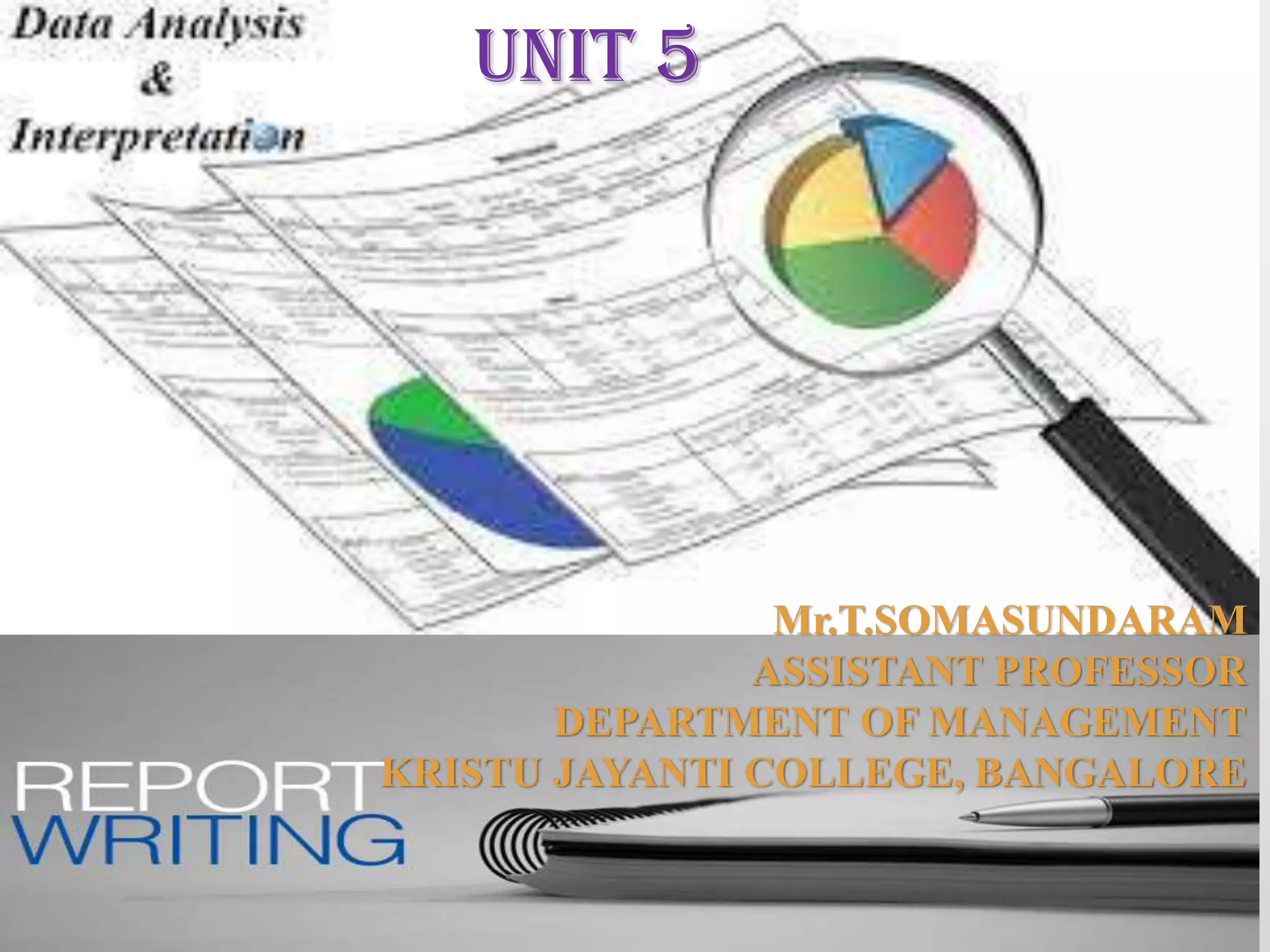 Data Analysis & Interpretation and Report Writing | PDF