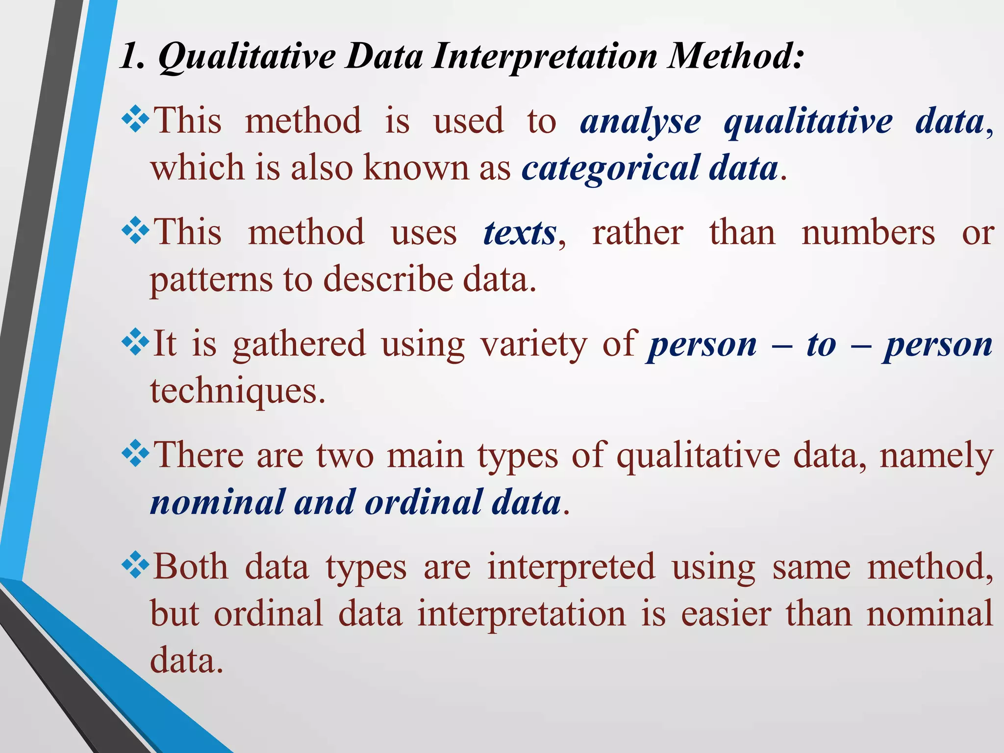 Data Analysis & Interpretation and Report Writing | PPT