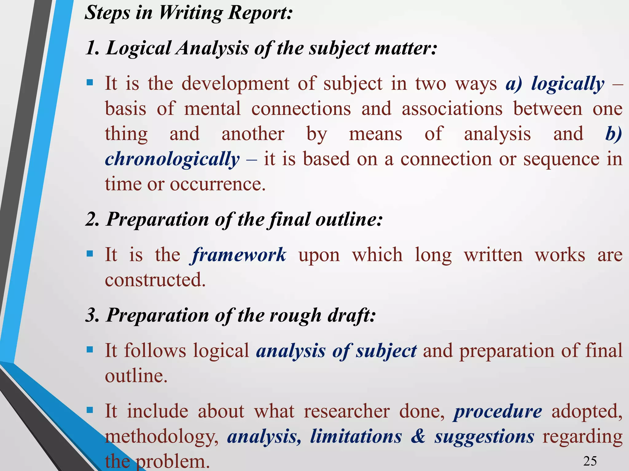 Data Analysis & Interpretation and Report Writing | PDF