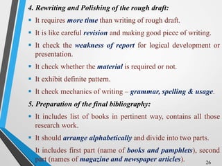 Data Analysis & Interpretation and Report Writing | PDF