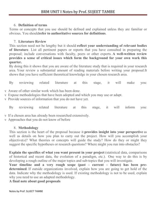 Business Research Methods Unit 1 notes | PDF