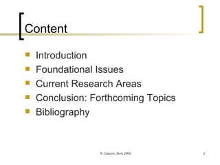 Information Ethics: Current and Future Research Areas | PPT
