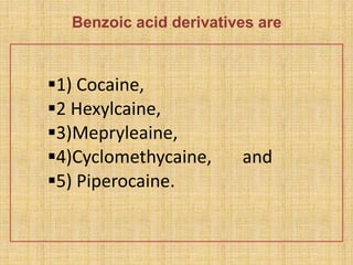 Benzoic acid derivatives | PPTX