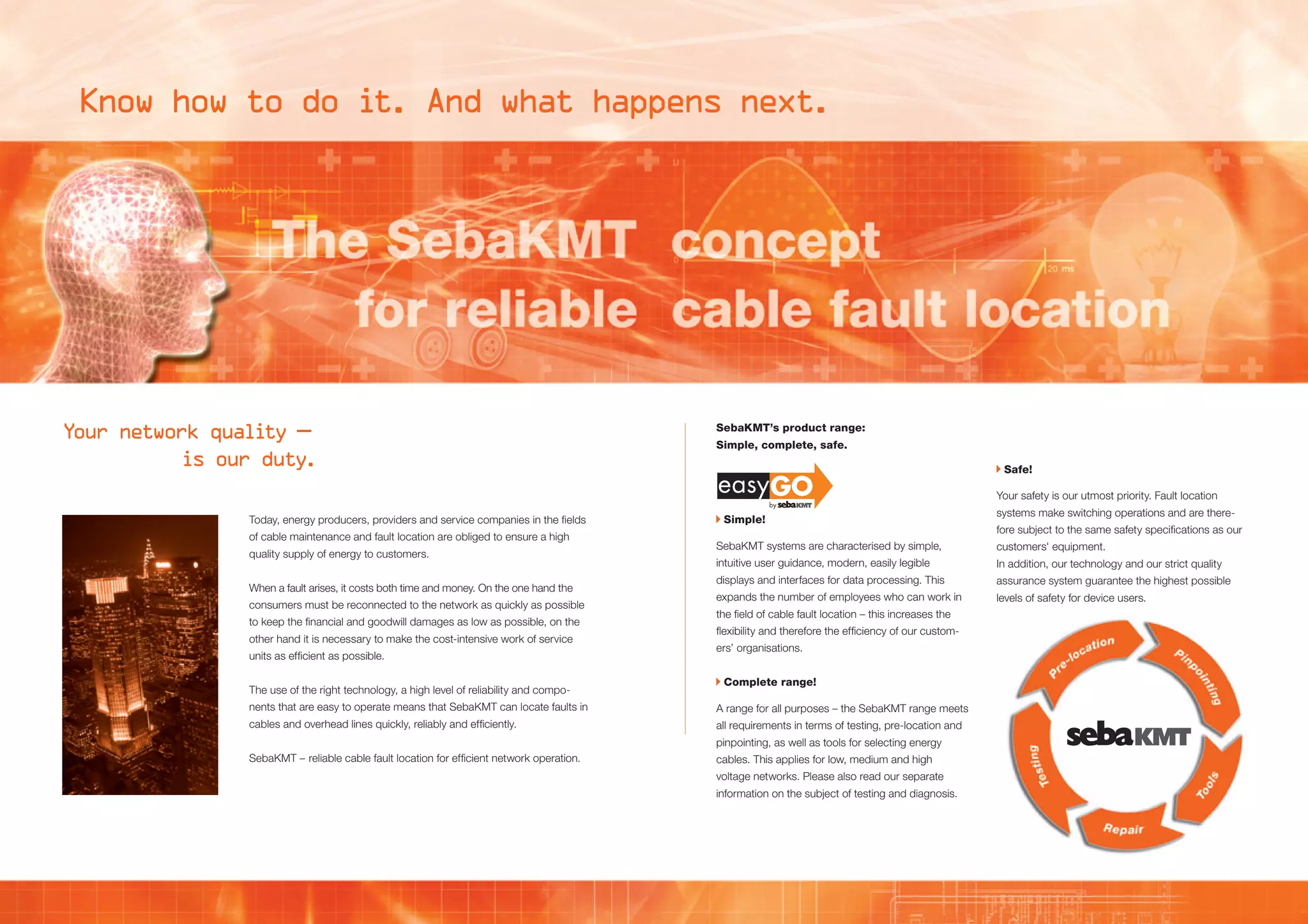 SebKMT Cable Sheath testers & Fault Locators | PDF