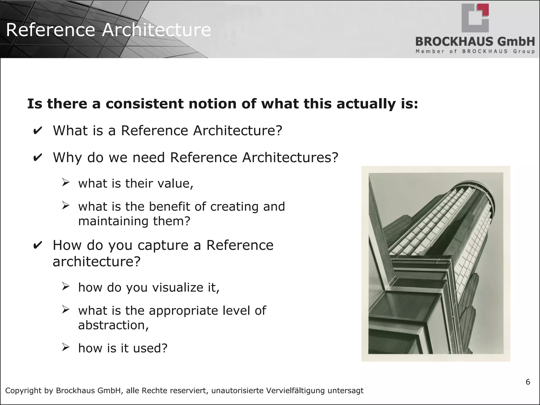 BRO 110: Reference Architecture | PPT
