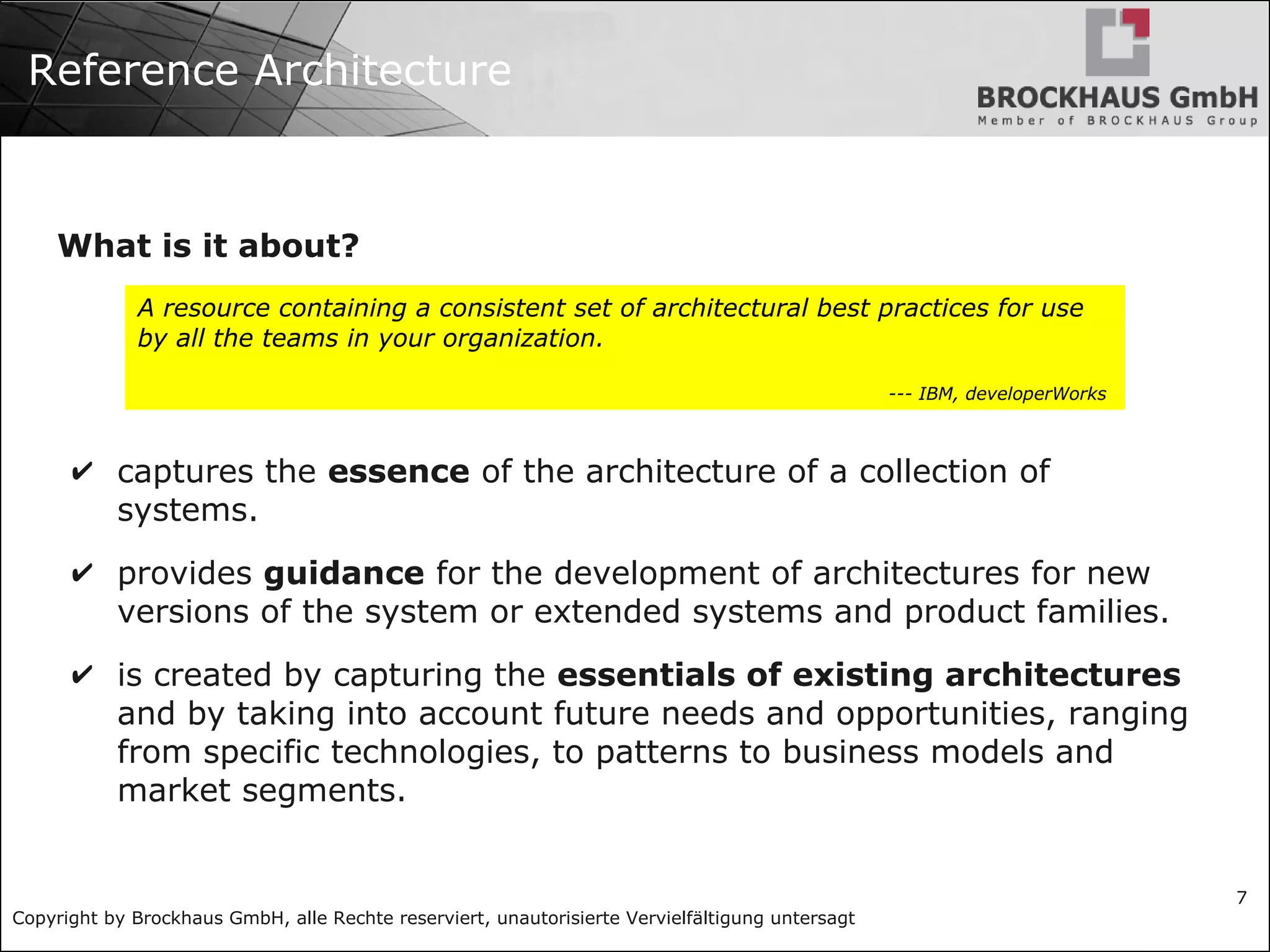 BRO 110: Reference Architecture | PPT