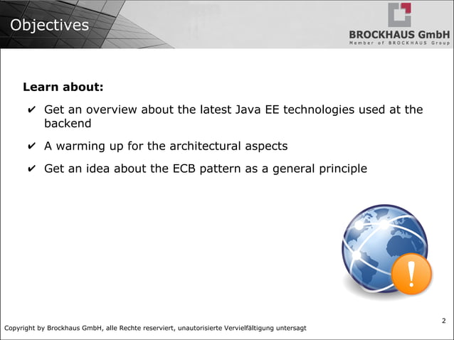 Java EE Pattern: Entity Control Boundary Pattern and Java EE | ODP ...