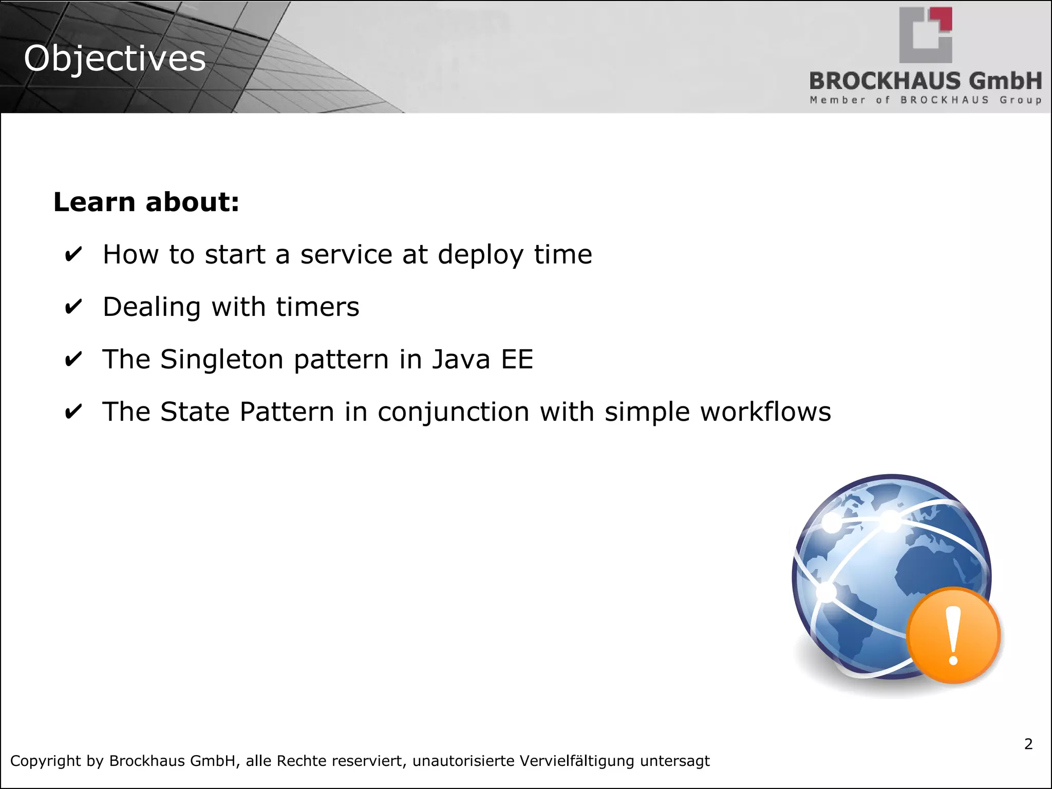 Java EE Pattern: The Control Layer | PPT