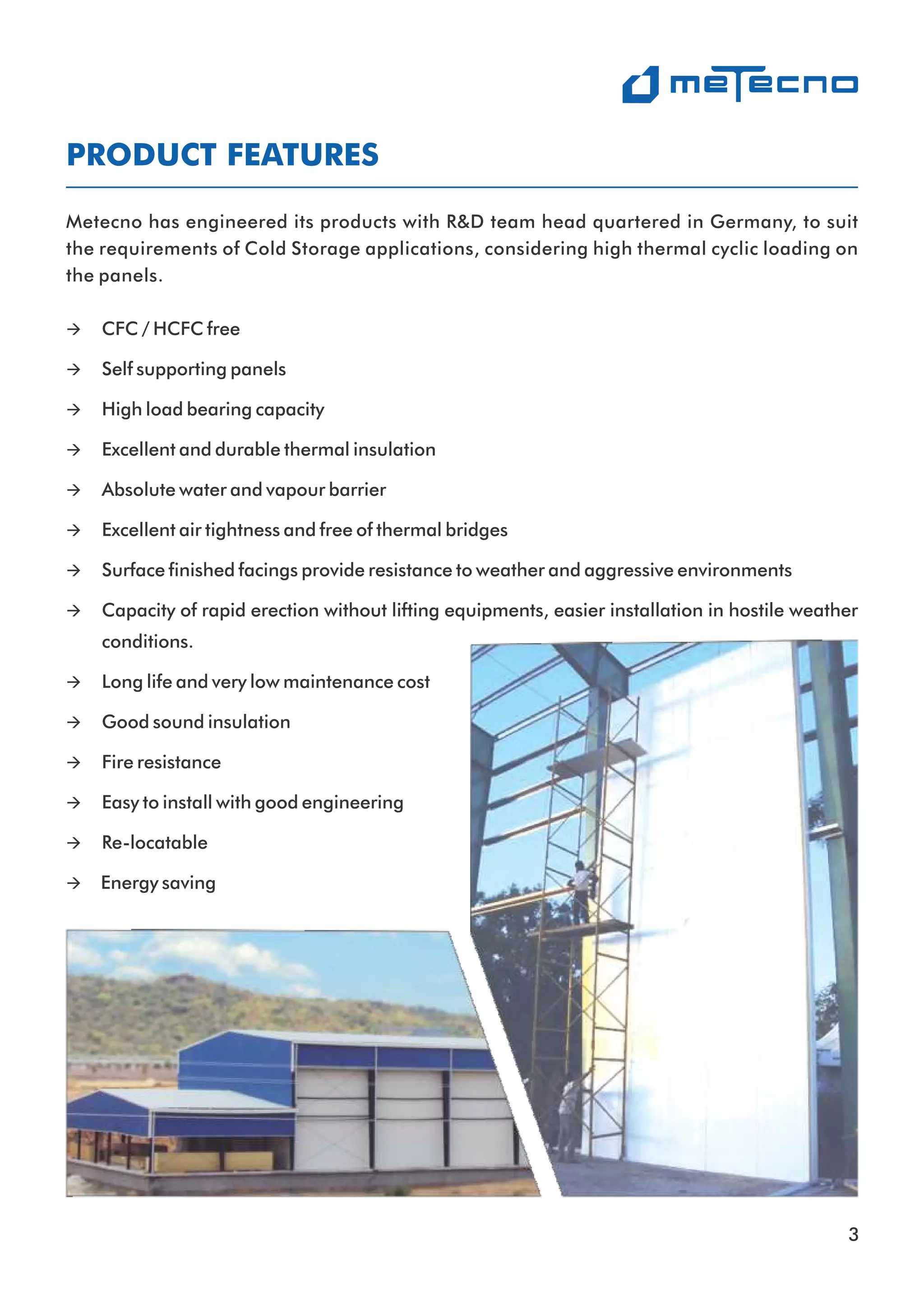 Roof and Wall Panels By Metecno (India) Private Limited | PDF