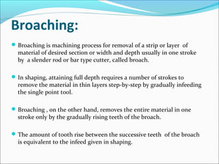 Broaching | PPT
