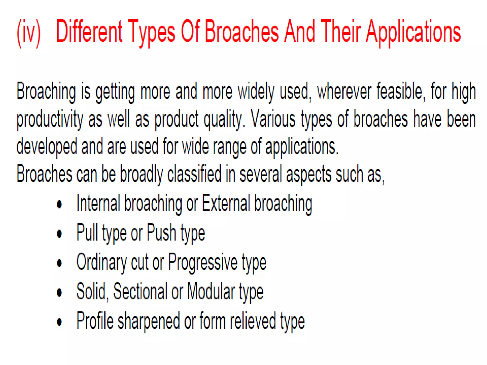 Broaching process | PPTX