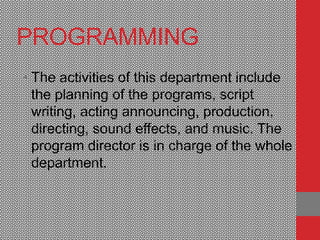 BROADCASTING STATIONS | PPT