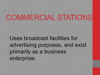 BROADCASTING STATIONS | PPT