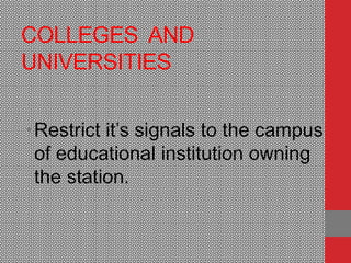 BROADCASTING STATIONS | PPT