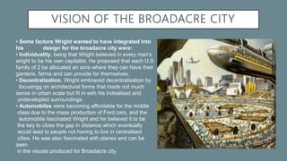 Broadacre city | PPTX