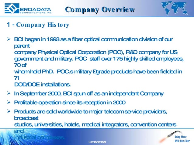 Broadata Company Product Overview 2010 Global | PPT